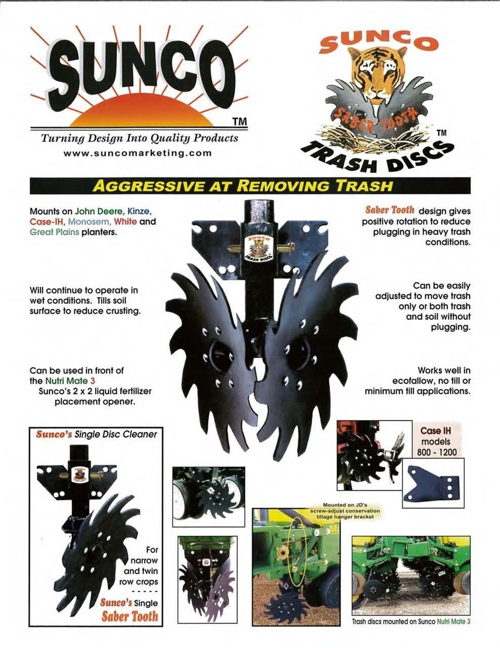 2020 Sunco SABER TOOTH RASH DISCS Planter and Drill Attachment - $Call ...