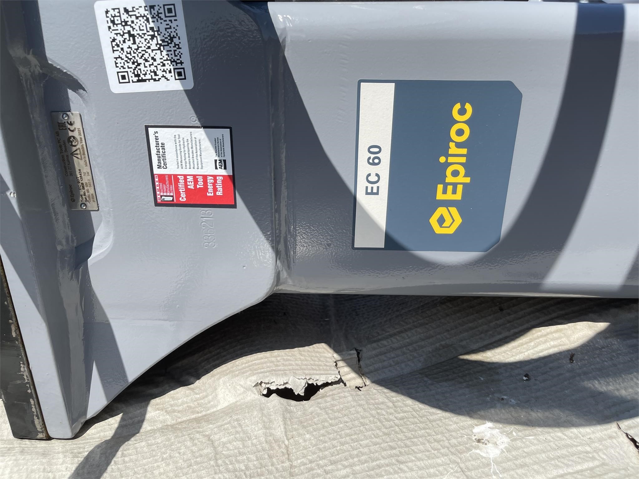 2021 Epiroc EC60T Backhoe and Excavator Attachment - $8,100 | Machinery ...