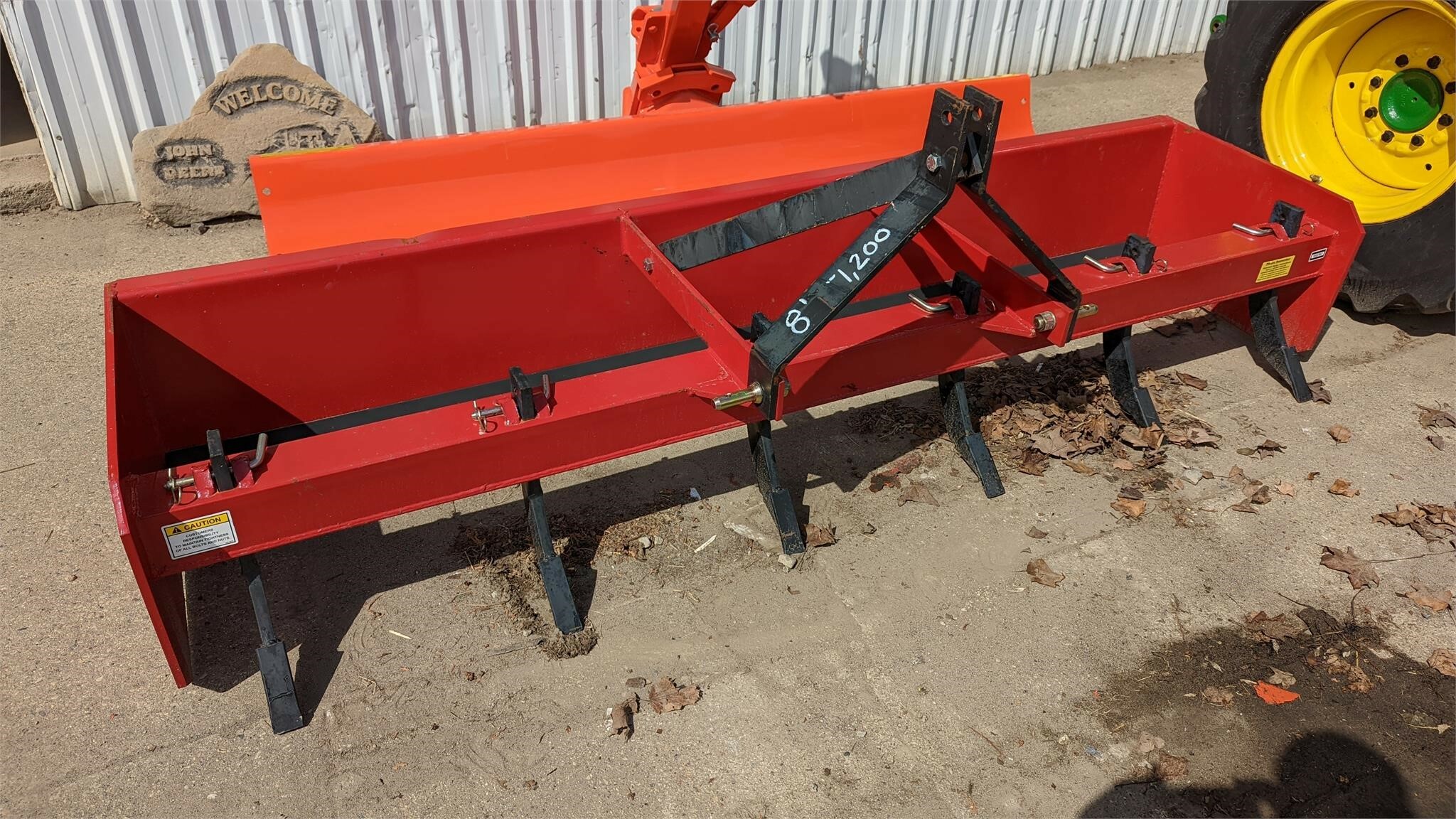 LMC Box Blade Blade - $1,200 | Machinery Pete