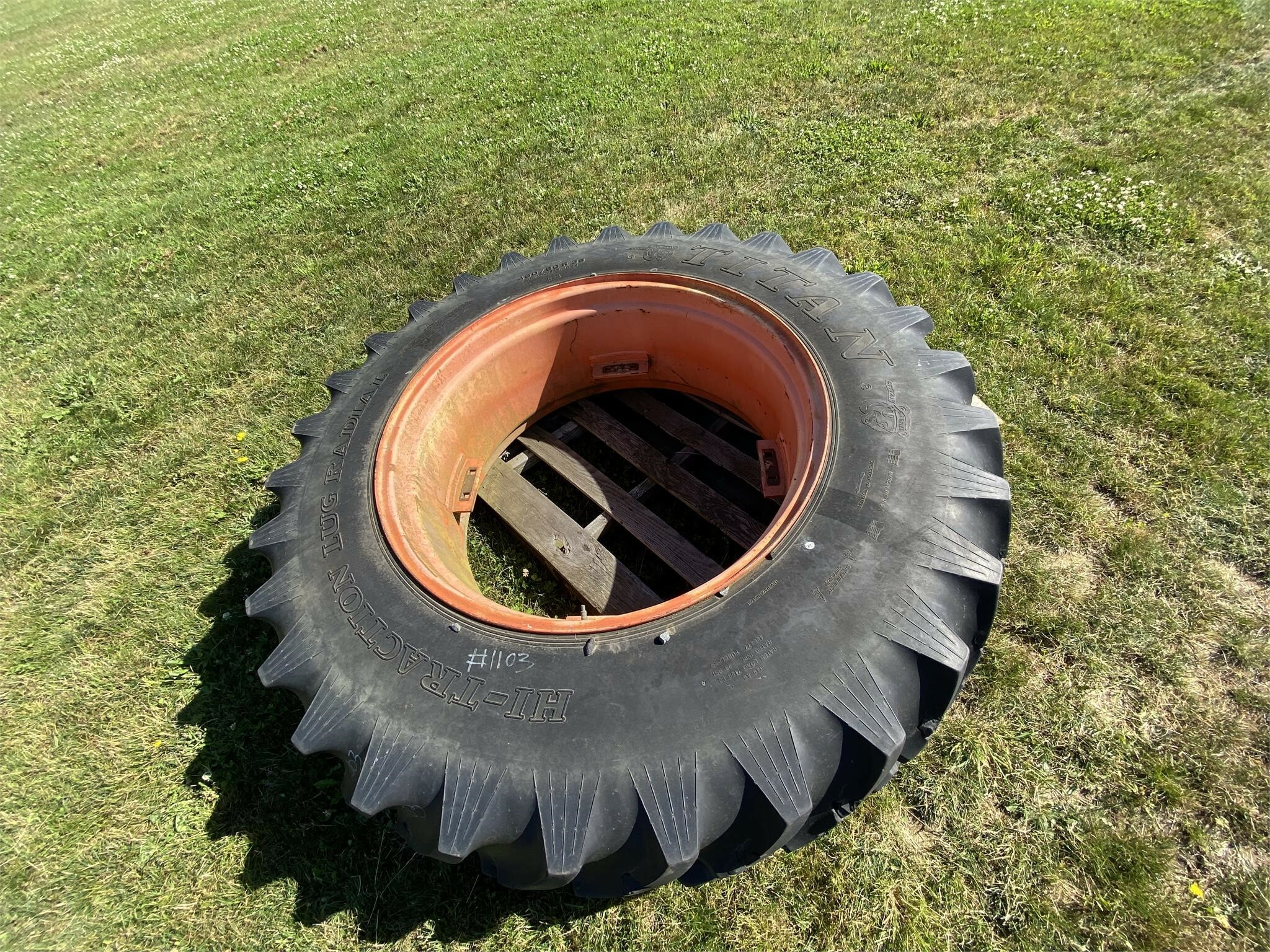 Titan 480 80R38 Wheels Tires Track Call Machinery Pete