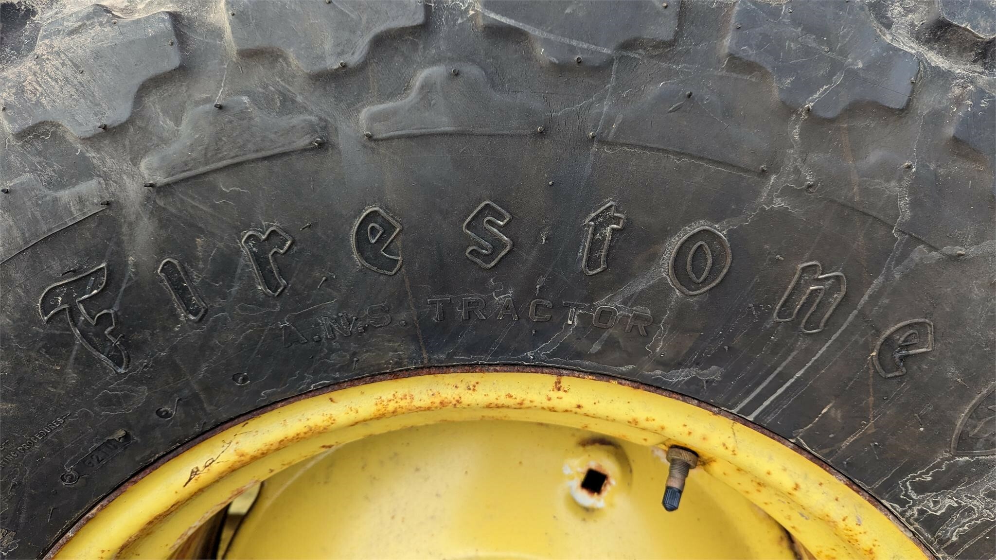 Firestone 16.9x24 Wheels / Tires / Track - $800 | Machinery Pete