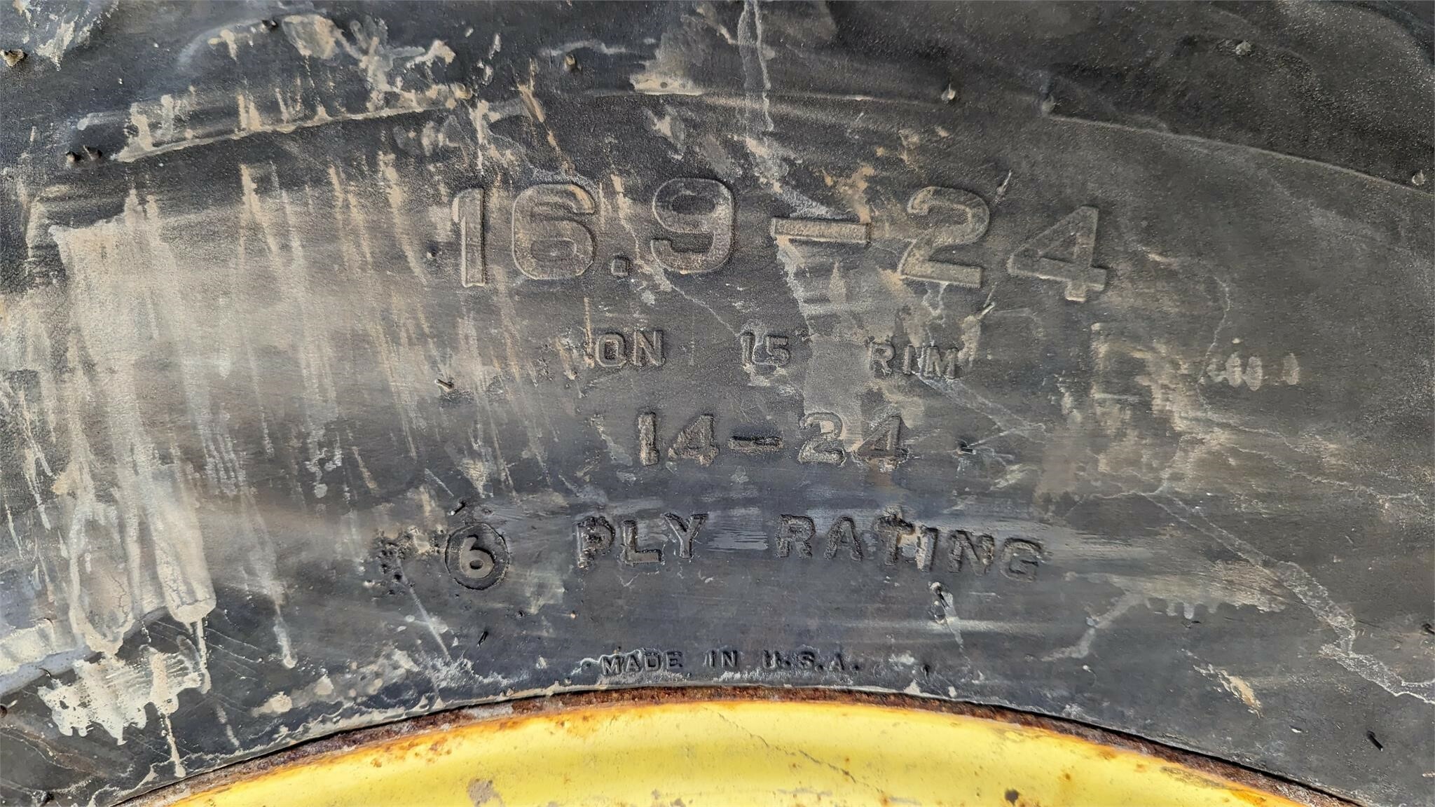 Firestone 16.9x24 Wheels / Tires / Track - $800 | Machinery Pete