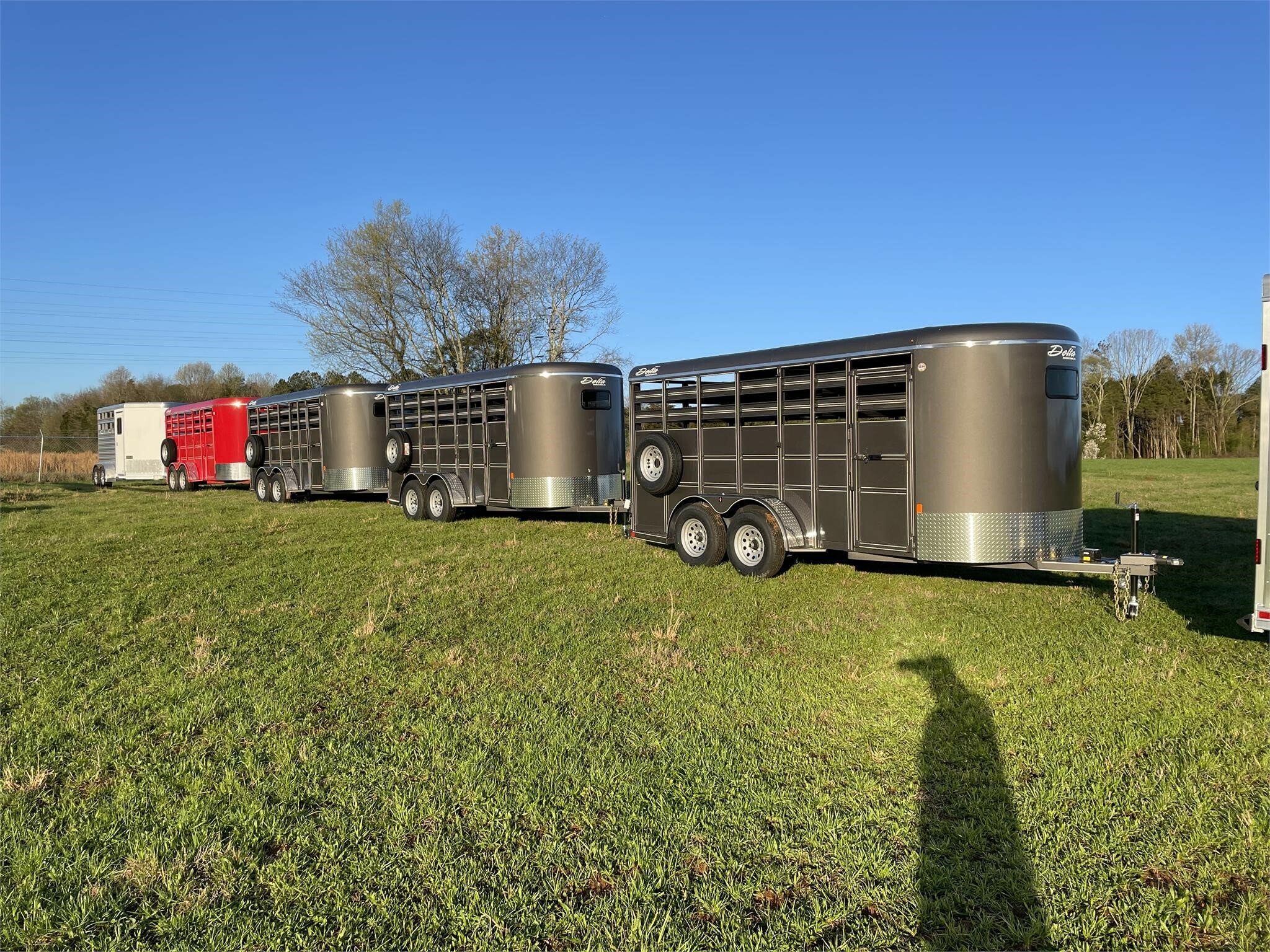 2025 Delta BUMPER 16FT Livestock Trailer - $11,999 | Machinery Pete