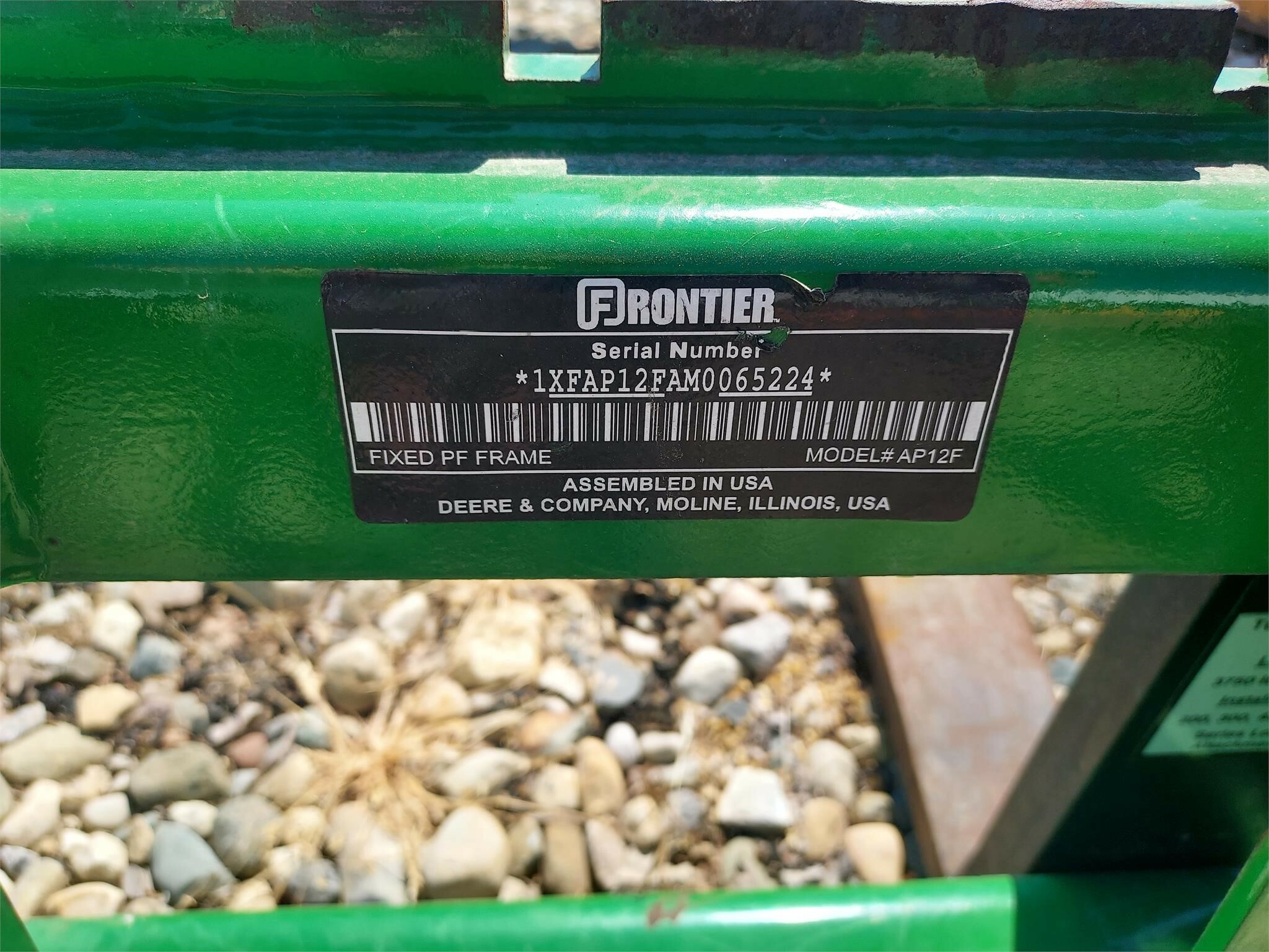 Frontier AP12F Loader and Skid Steer Attachment - $1,350 | Machinery Pete