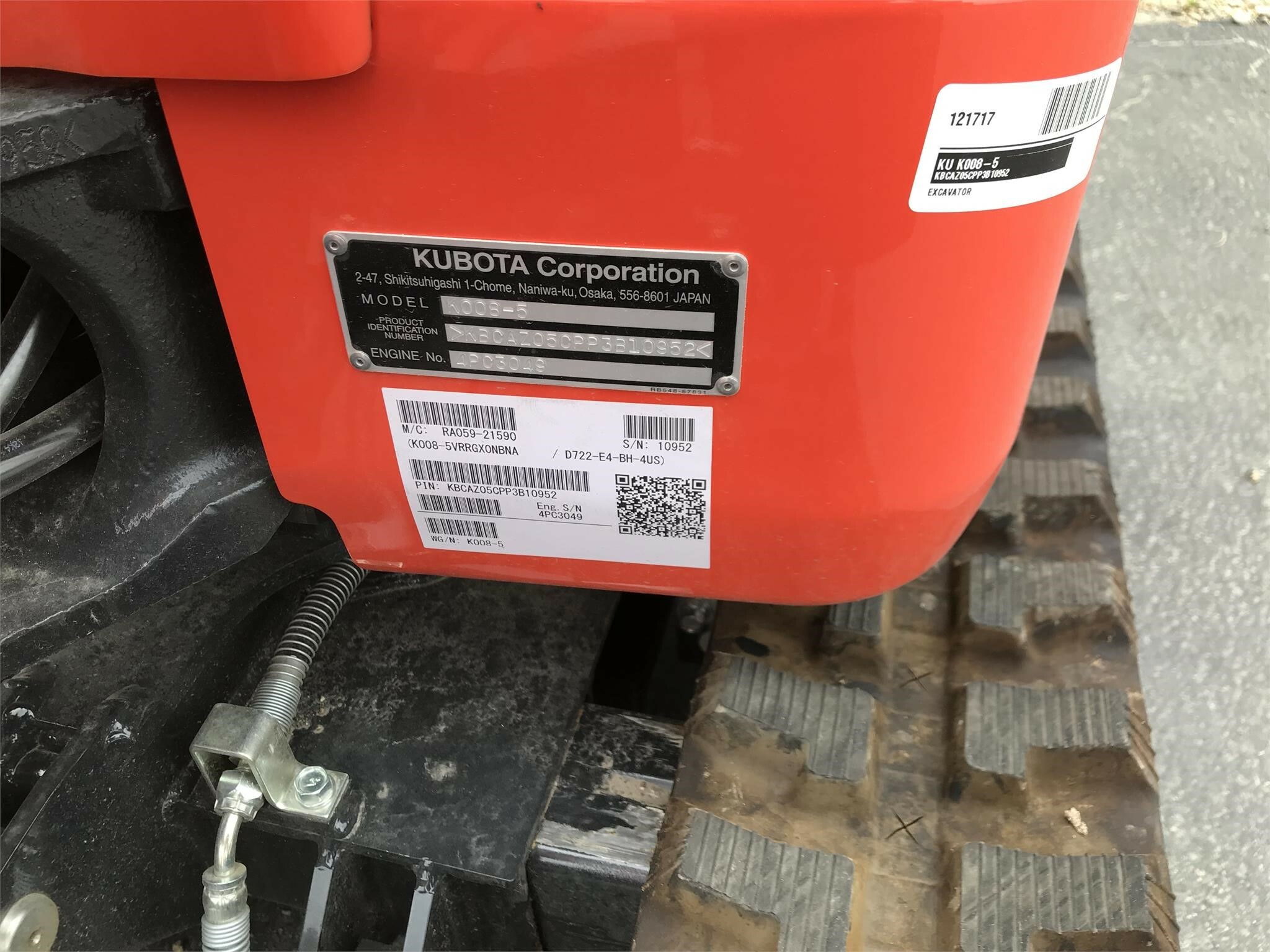 2023 Kubota K008-5 Mini Excavator - $Call | Machinery Pete