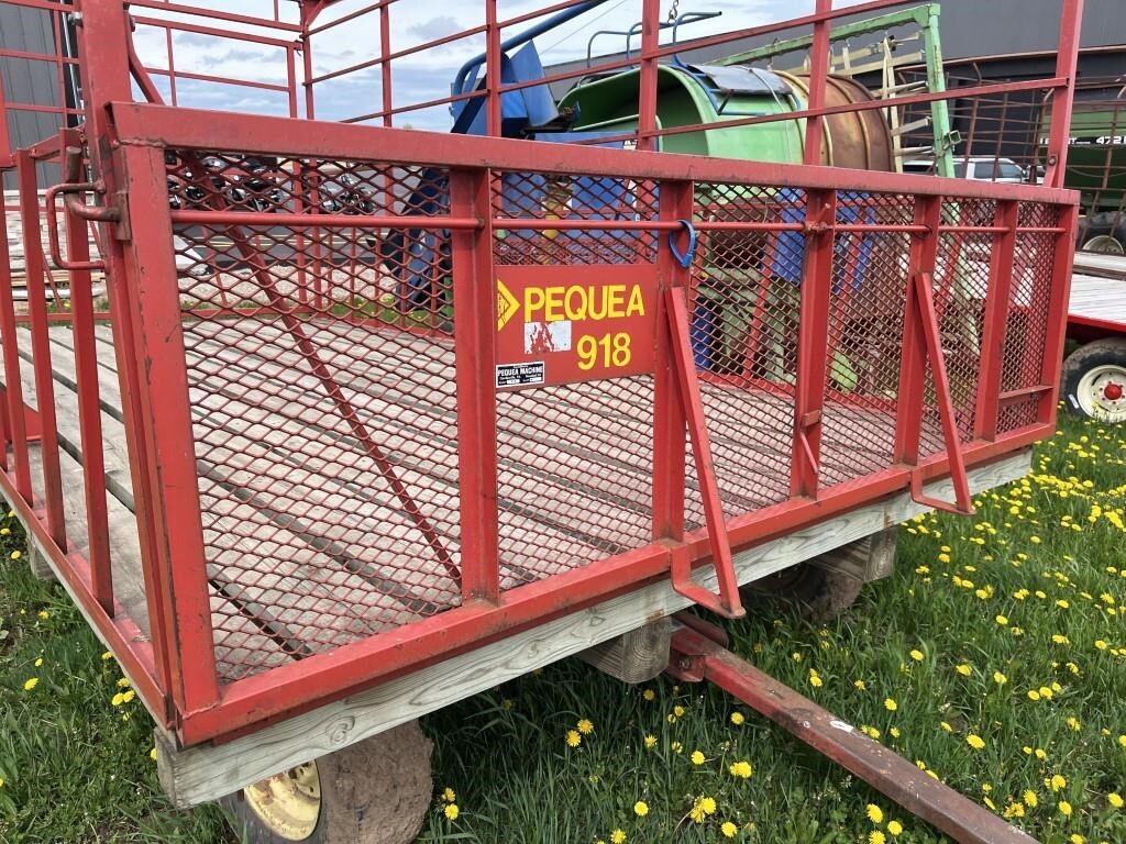 Pequea 918 Bale Wagons and Trailer - $1,995 | Machinery Pete