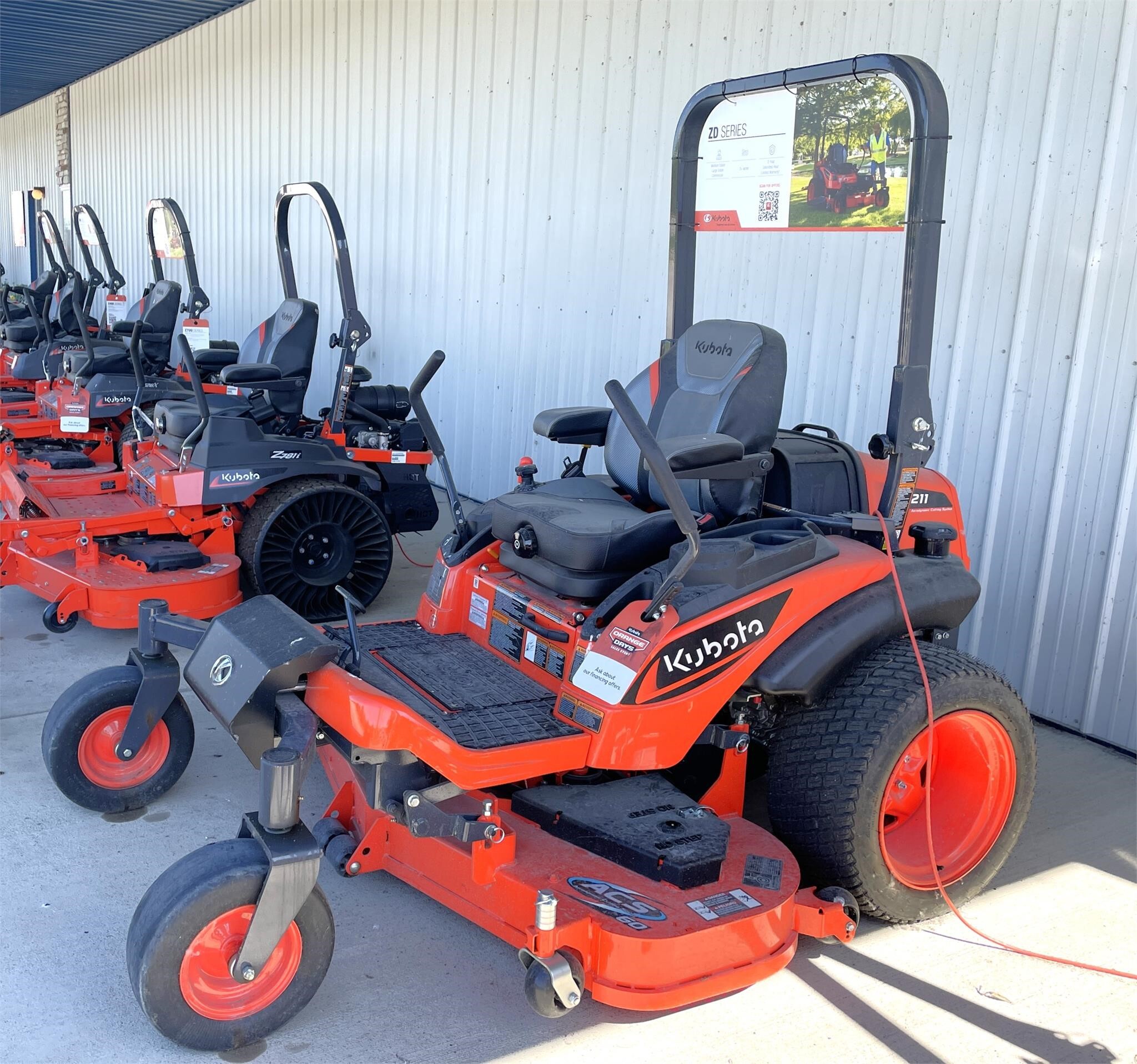 2024 Kubota ZD1211 Lawn Mower - $Call | Machinery Pete