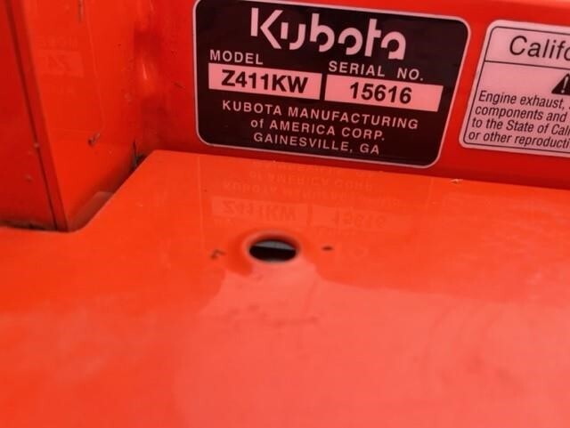 2019 Kubota Z411 Lawn Mower - $6,199 | Machinery Pete