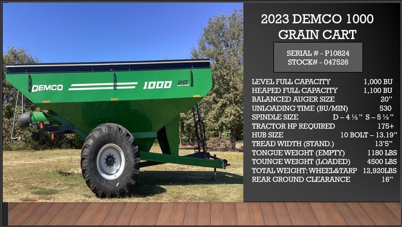 2023 Demco 1000 Pull-Type Sprayer - $59,000 | Machinery Pete