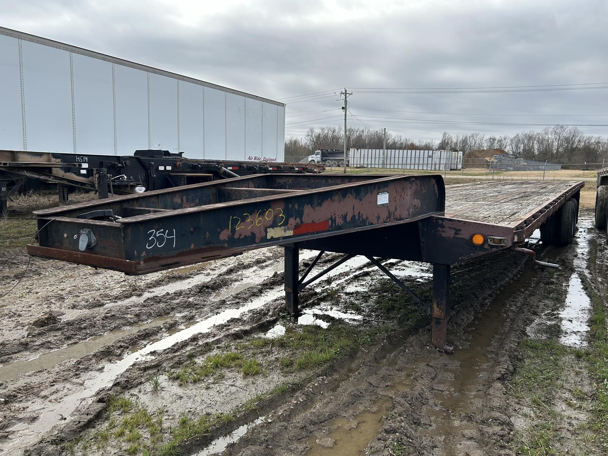 2000 Shop Built 45 FT FLAT BED Flatbed Trucks/Trailer - $5,500 | Machinery Pete