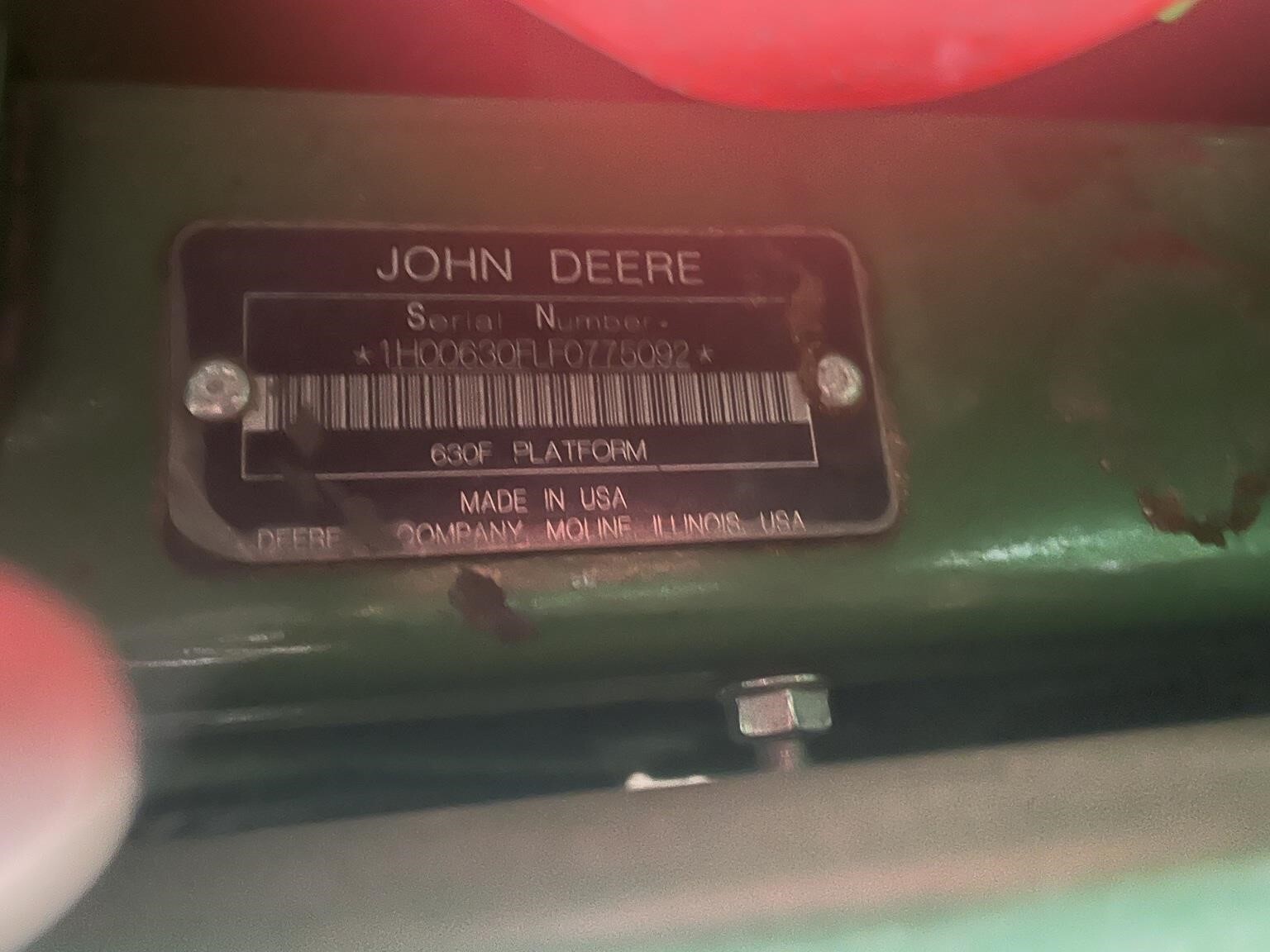 2015 John Deere 630F Platform - $24,900 | Machinery Pete