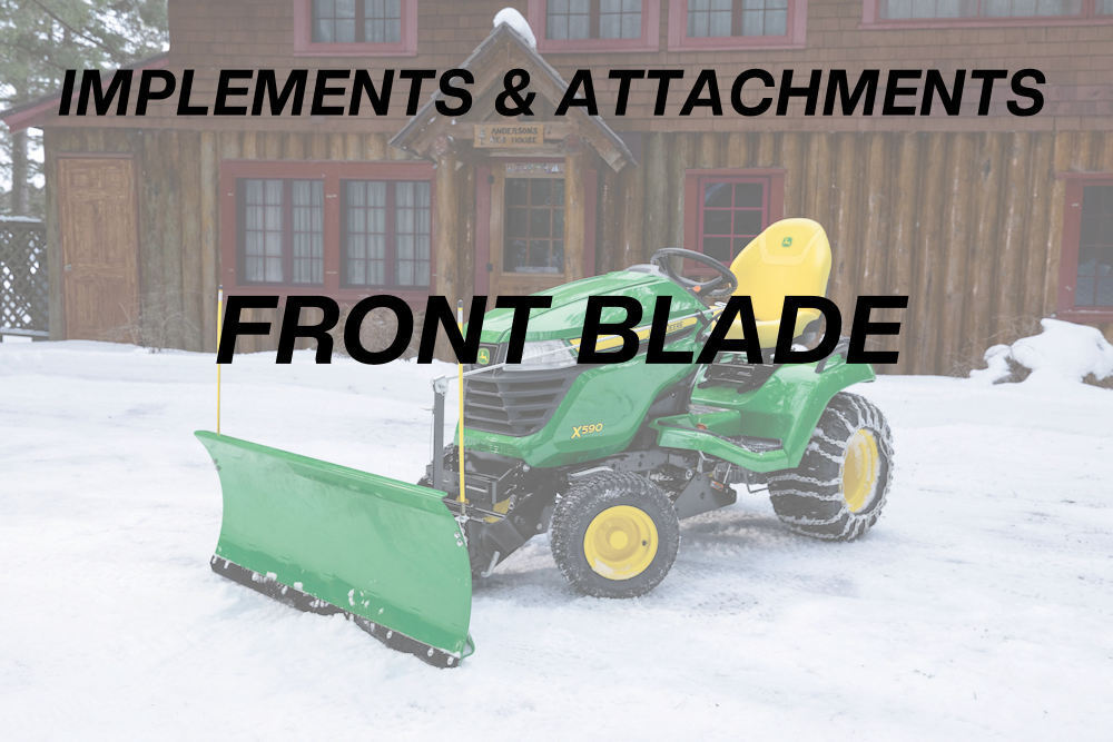 2021 John Deere 54 In. Quick-Hitch Front Blade Accessories and ...