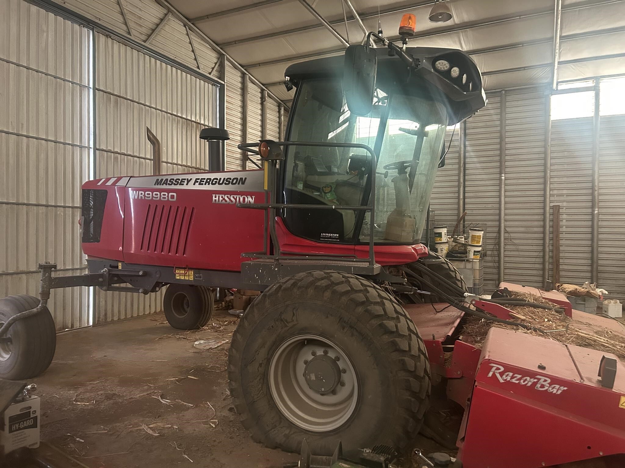 2021 Massey Ferguson WR9980 Self-Propelled Windrowers and Swather - $119,500 | Machinery Pete