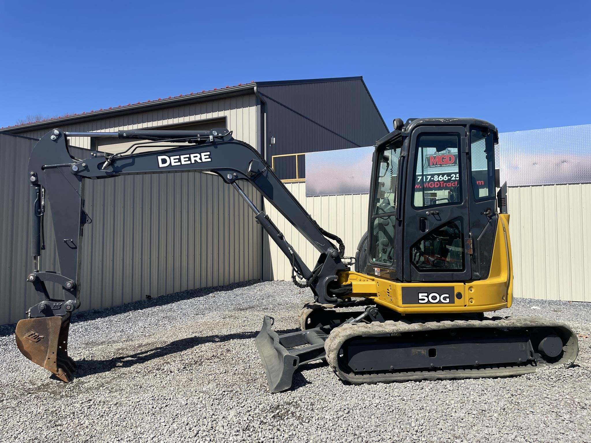 2015 Deere 50G Mini Excavator - $32,500 | Machinery Pete