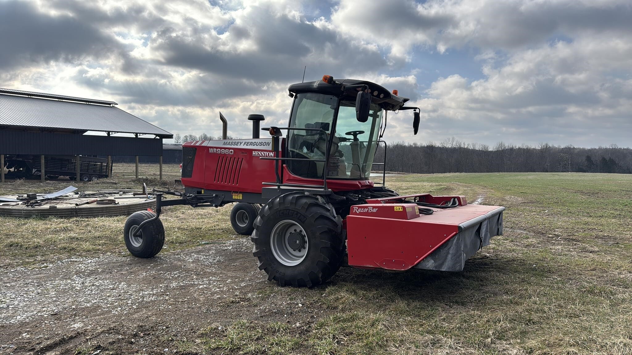 2022 Massey Ferguson WR9960 Self-Propelled Windrowers and Swather - $175,000 | Machinery Pete