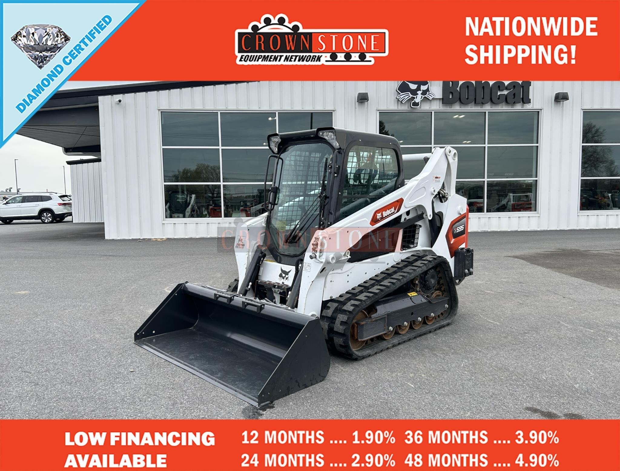 2022 Bobcat T595 Skid Steer - $52,900 | Machinery Pete