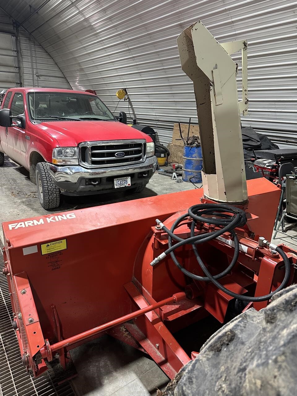 Farm King Y9600 Snow Blower - $3,900 | Machinery Pete